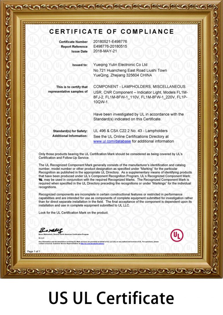 Certification | Professional&Authoritative - Indicatorlight